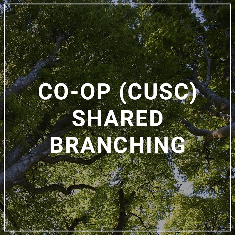 CO-OP (CUSC) Shared Branching | CU*Answers Store