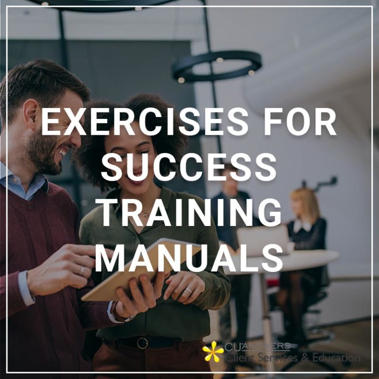 Exercises for Success Training Manuals - CU*Answers Store