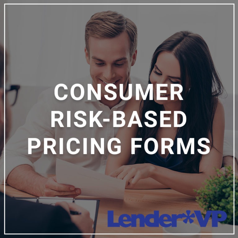 Consumer Risk Based Pricing Forms - CU*Answers Store