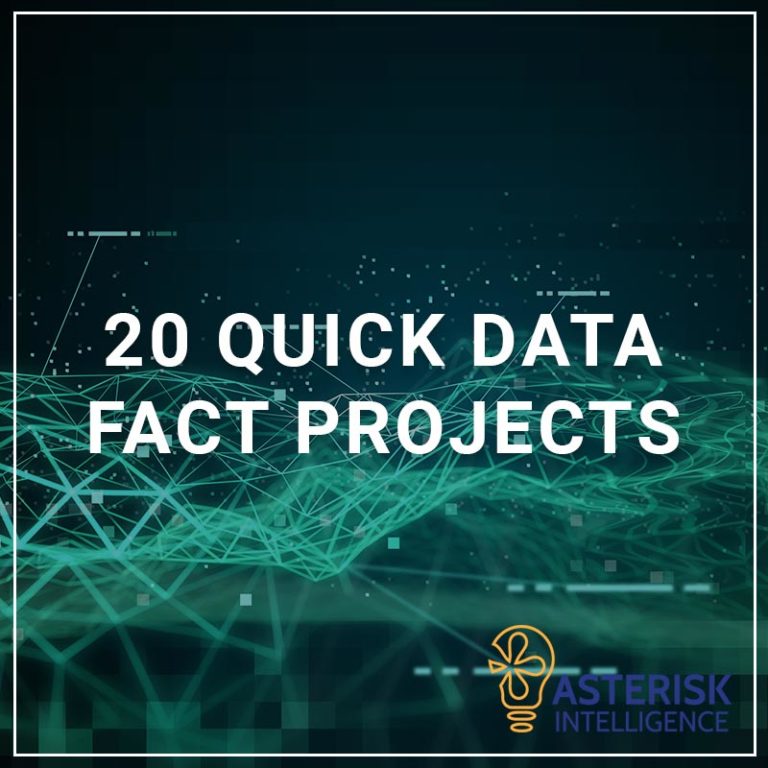 20 Quick Data Fact Projects - CU*Answers Store