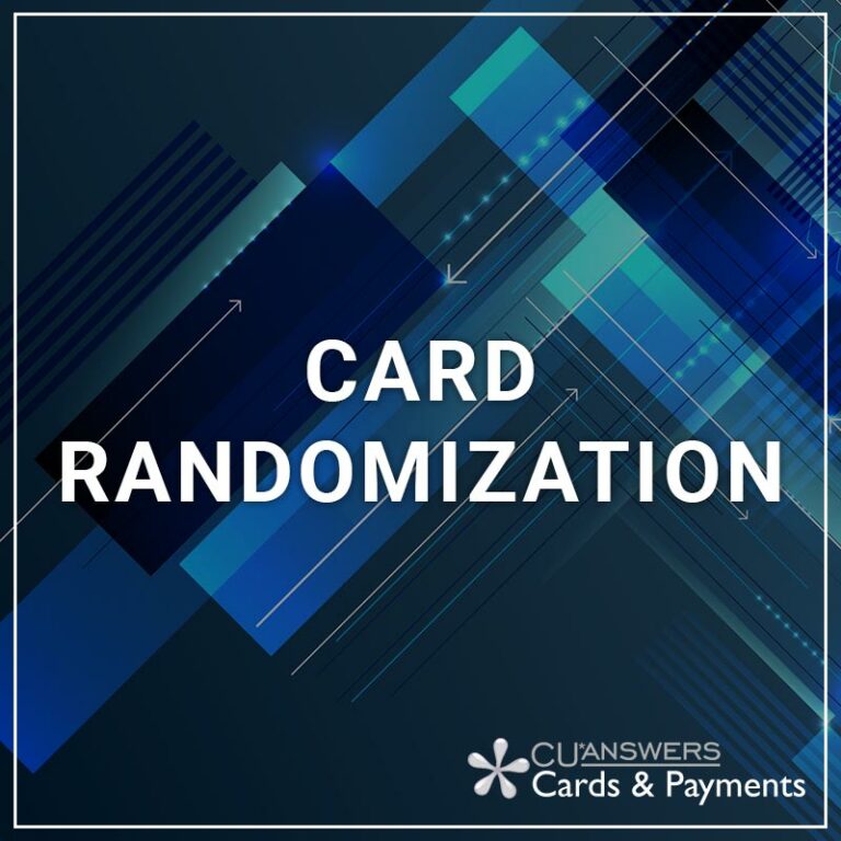 Card Randomization - ATM/Debit - CU*Answers Store