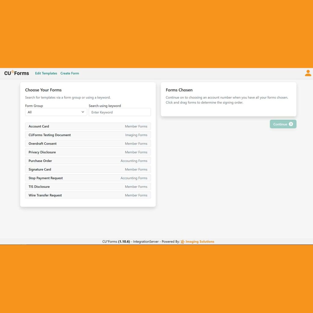 CU*Forms - CU*Answers Store