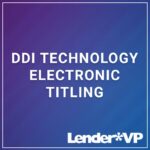 DDI Technology – Electronic Titling - CU*Answers Store
